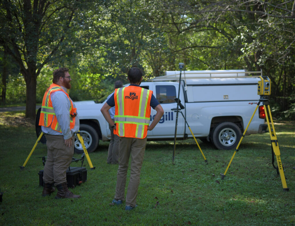 McGill is Proud to Offer Our Clients In-House Surveying Services